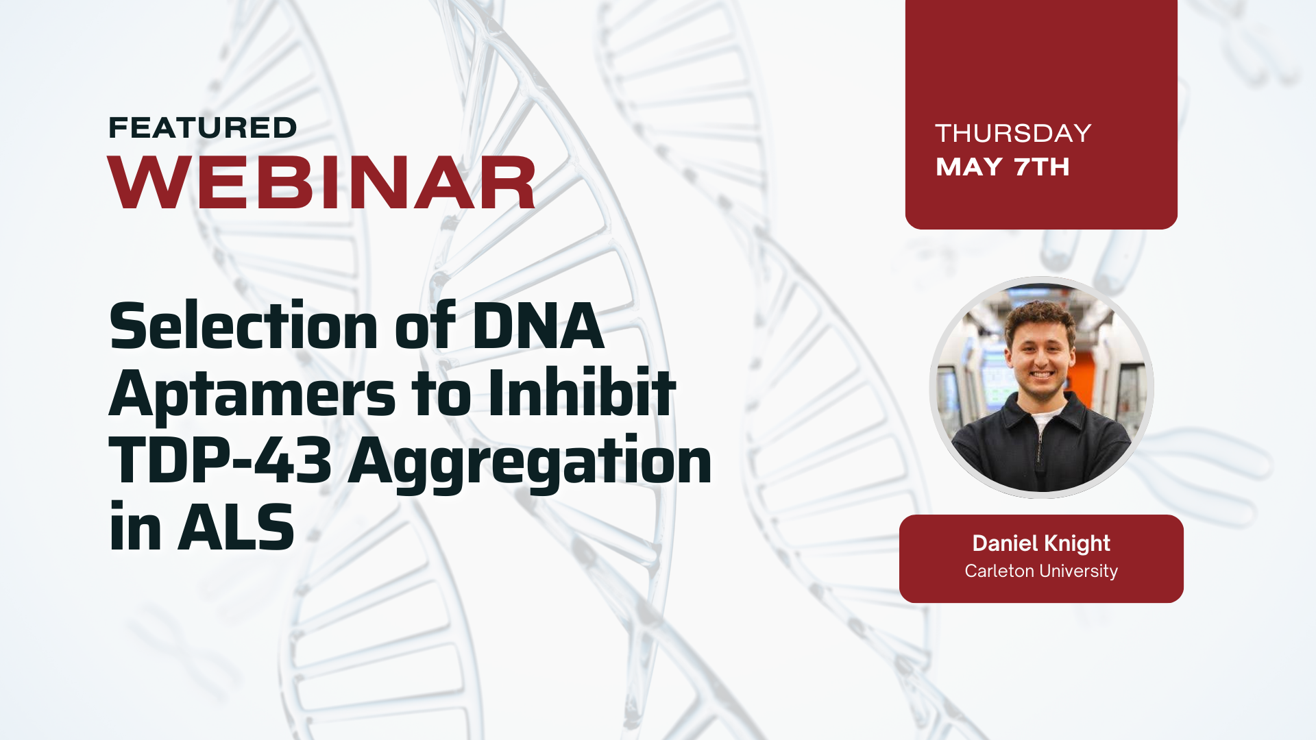 Selection of DNA Aptamers to Inhibit TDP-43 Aggregation in ALS ...